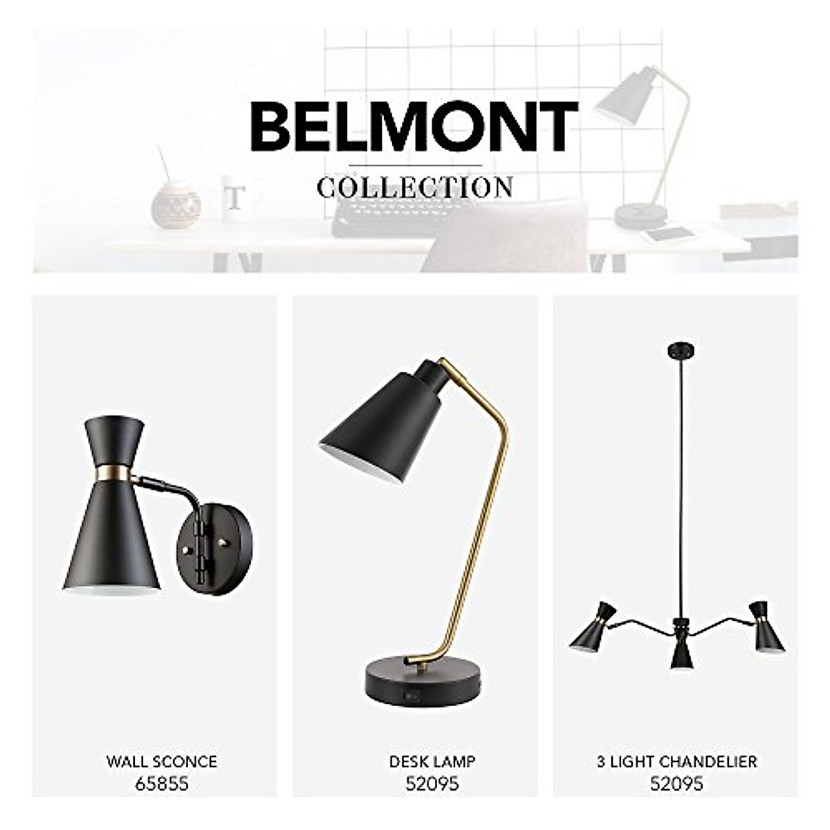 Globe Electric 52095 Belmont Desk Lamp