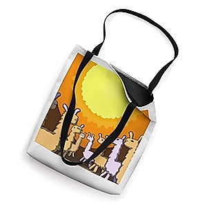 Llamas in the sun Tote Bag