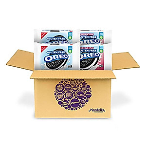 OREO Original & OREO Double Stuf Gluten Free Cookies Variety Pack, 4 Packs