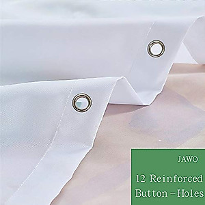 JAWO Get Naked Shower Curtain and Bath Mat Set 69x70 Inch, Sexy Red Lip Prints on Black Background Bathroom Curtain with Hooks, Bathroom Mat Set with Contour Rug, Mat and Toilet Lid Cover