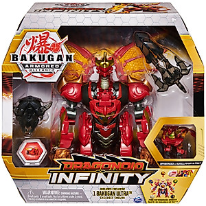 Bakugan, Dragonoid Infinity Transforming Action Figure with Exclusive Fused Ultra and 10 Baku-Gear Accessories, Boys Toy Aged 6 and Up