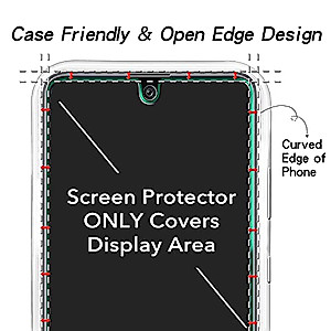 KATIN [2-Pack] Screen Protector For Samsung Galaxy A71 5G, Galaxy A71 5G UW, Galaxy A71 4G Tempered Glass, Anti Scratch, Bubble Free, Support Fingerprint Scan, Easy to Install, Case Friendly