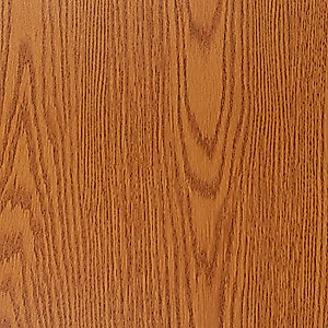 Flash Furniture 76" Oval Wave Collaborative Laminate Activity Table Set with 18" Student Stack Chairs, Oak/Black