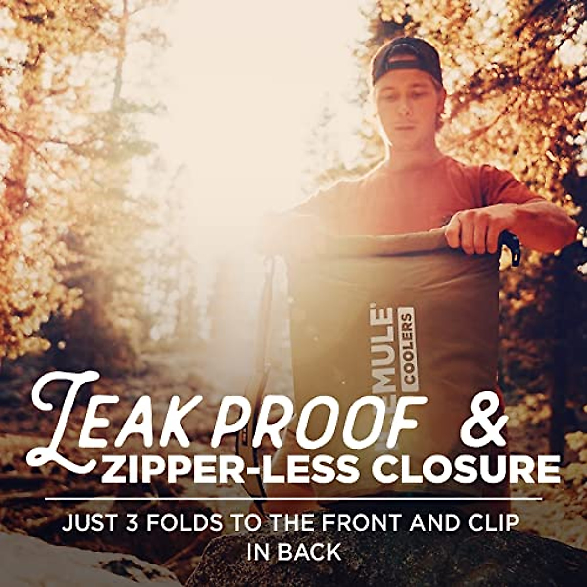 IceMule Classic Small Collapsible Backpack Cooler - 10 Liters, Marine Blue, Waterproof, Hands Free, 24+ Hours Cooling, Soft Sided Cooler for Hiking, Camping, Fishing & Picnics