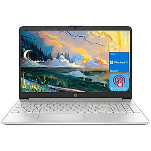 HP 15.6" Touchscreen Laptop for Student and Business - HD Touch Display, CPU i3-1215U >i5-1135G7 (6-core), 12GB RAM, 256GB PCIe SSD, Intel UHD Graphics, 11H Long Battery Life, Windows 11 Home