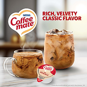 Nestle Coffee mate Coffee Creamer, Original, Liquid Creamer Singles, Non Dairy, No Refrigeration, Box of 180