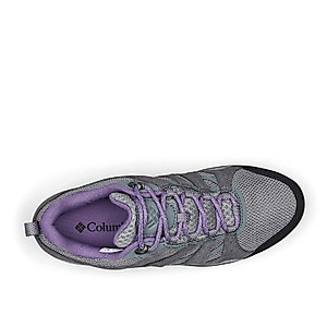 Columbia Women's Redmond V2 Waterproof, Ti Grey Steel/Plum Purple, 10
