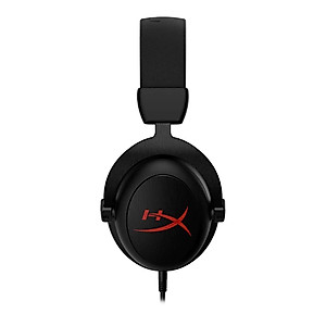HyperX Cloud Core USB Gaming Headset, DTS Headphone:X Spatial Audio, Detachable Noise-Cancelling Mic, Comfortable Memory Foam, Durable Aluminum Frame for PC, Xbox Series X|S, Xbox One, Black (Renewed)