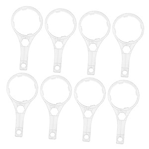 ULTECHNOVO Tools 10pcs 10 Wrench Wrenches Home Household Filtration System Wrench Under Sink Water Filter Tool Wrench Plastic White Filter Canister Spanner