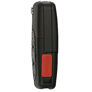 KeylessOption Keyless Entry Remote Control Car Key Fob Replacement for 4D0837231E, 4D0837231P, MYT8Z0837231
