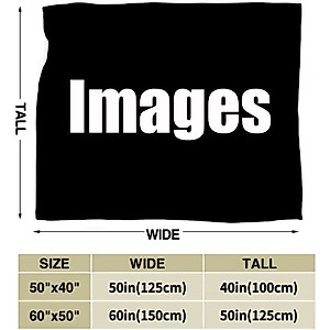 Cartoon Anime Throw Blanket Soft Light-Weight Warm All-Season Bed Blanket Sofa Office Throws for Kids Adults 50'' x 40'' -4