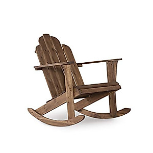 Linon Woodstock Rocking Chair, Teak
