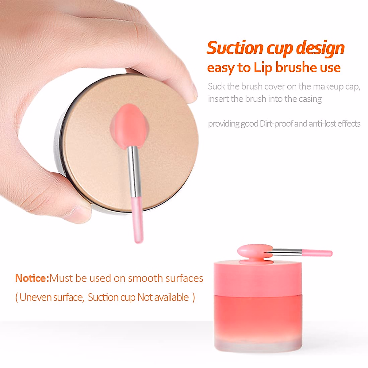 Silicone Lip Brushes 10pcs Makeup Lipstick Brush Wands Applicator Cosmetic Wands Fit Lip Mask Oil