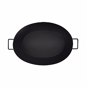 Achla Designs Black Oval Galvanized Steel Tub