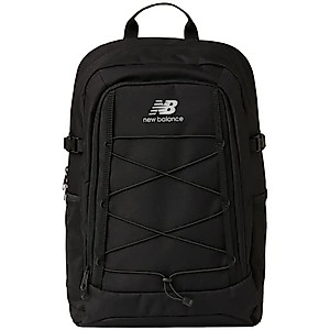 Concept One New Balance Hiking Backpack, Bungee Travel Bag for Men and Women, Black, 18 Inch