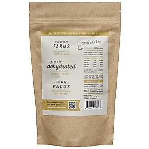 Farm Hounds - Chicken Jerky - Premium Natural Chicken Jerky For Dogs - From 100% Humanely Raised Chicken - Break-To-Size - Great For Training & Treats - No Added Fillers - Made in USA - 3.5 oz -1 Pack