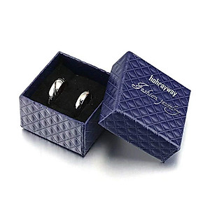 hohrayway S925 Sterling Silver Deer Antlers Ring for Couples Promise Wedding Rings His and Her Matching Rings Set Adjustable Rings Custom Engrave Rings