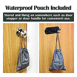 MOSECYOU Door Knob Lockout Device, Cover to Disable The Doorknob/Faucet/Valve, Prevents Turning of Door Knob and Access to Keyhole, Prevents Operating The Knob (Without Padlock)