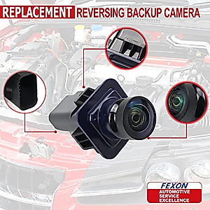 FEXON Rear View Backup Camera for Ford F150 2011-2014 Replace EB3T-19G490-BB EL3T-19G490-AA BL3Z-19G490-B