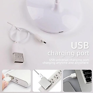 ZABEES Desktop Desk Lamp Led USB Rechargeable Student Reading Lamp Lighting Eye Protection Room Night Light Bedroom Bedside