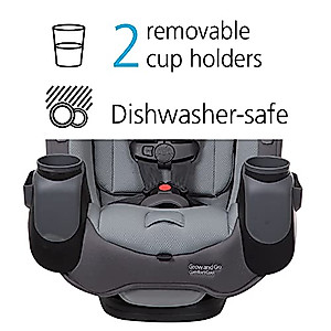 Safety 1st Grow and Go Comfort Cool All-in-One Convertible Car Seat, Rear-Facing 5-50 lbs, Forward-Facing 22-65 lbs, and Belt-Positioning Booster 40-100 lbs, Tide Pool