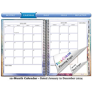 Tools4Wisdom 2024 Planner 2024 Calendar - 15 Month Dated October 2023-2024 Dec - Hardcover