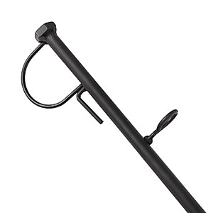 Fetcoi Metal Garden Fence Panels, 7 Panels +Gate, Outdoor Dog Pet Fence Animal Barrier Decorative Garden Fencing Border Fence for Yard Patio, 3.4ft Tall