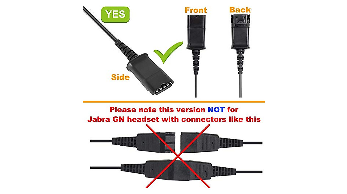 VoiceJoy USB Adapter for Plantronics Headsets - Easy Plug & Play