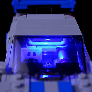 ANGFJ LED Light kit for Lego Speed Champions 2 Fast 2 Furious Nissan Skyline GT-R (R34) Race Car 76917 (Not Include Lego Set)