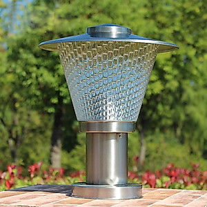 Modern Minimalist Creative Lawn Lamp Outdoor Lighting Column Lamp Courtyard Waterproof Decoration Post Lamp Home Garden Stainless Steel Anti-Rust Pillar Light E27