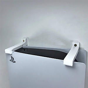3D Cabin PS5 Wall Mount Wall Bracket Holder Stand for Play Station 5 Digital Corner Support Any Orientation White Left