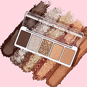 wet n wild Color Icon Eyeshadow Makeup 5 Pan Palette, Pink Camo-flaunt, Matte, Shimmer, Metallic, Long Wearing, Rich Buttery Pigment, Cruelty Free