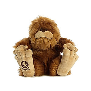 Aurora® Mysterious Fantasy Big Foot Stuffed Animal - Mythical Companion - Imaginative Adventures - Brown 12.5 Inches