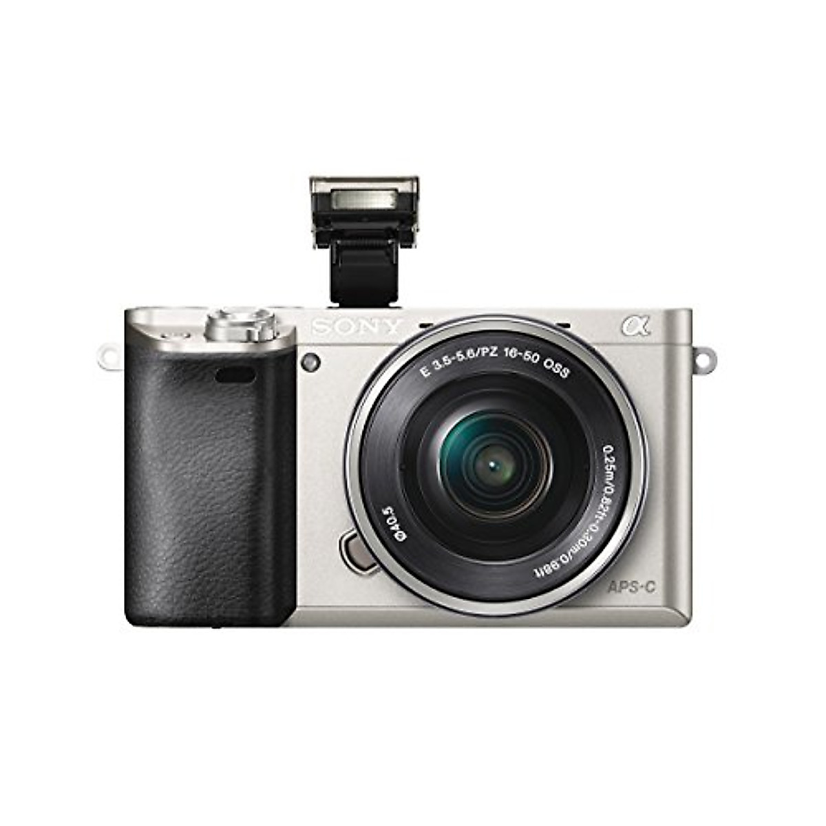 Sony Alpha a6000 Mirrorless Digital Camera with 16-50 mm Lens 24.3MP (Silver) (Renewed)