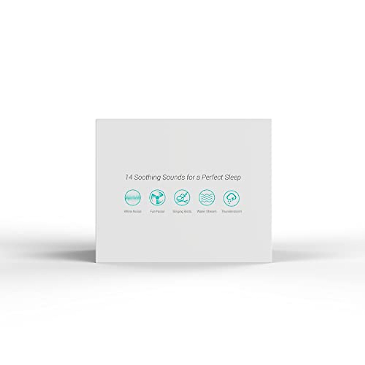 White Noise Machine with 14 High Fidelity Soundtracks, 10 Level Night Lights, Full Touch Metal Grille and Buttons, Timer and Memory Features, Plug in, Lullaby Machine for Baby, Adults