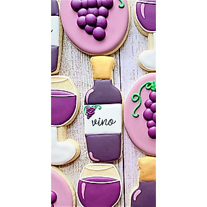 Wine Bottle Cookie Cutter, 5" Made in USA by Ann Clark