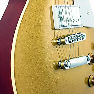 CNZ Audio LP Special Electric Guitar (Gold)