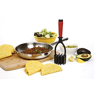 Norpro My Favorite Grip-EZ Chop/Twist-Stir-Mash Food Chopper (1724) Black