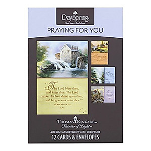 Dayspring - Thomas Kinkade - Inspirational Boxed Cards - Praying for You - Painter of Light