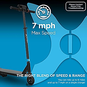 Hover-1 Switch 2-In-1 Electric Scooter & Skateboard | 2.5HR Full Charge, Lock & Release Mechanism, Remote Controlled, Safe for Kids, Black