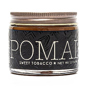 18.21 Man Made Hair Styling Product, 2oz. Original Sweet Tobacco Scent in Pomade with High Shine Finish