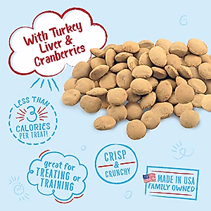 Charlee Bear Dog Treats Variety Pack includes Liver, Egg and Cheese, Chicken and Garden Vegetable, Turkey Liver and Cranberries (4 Pack)