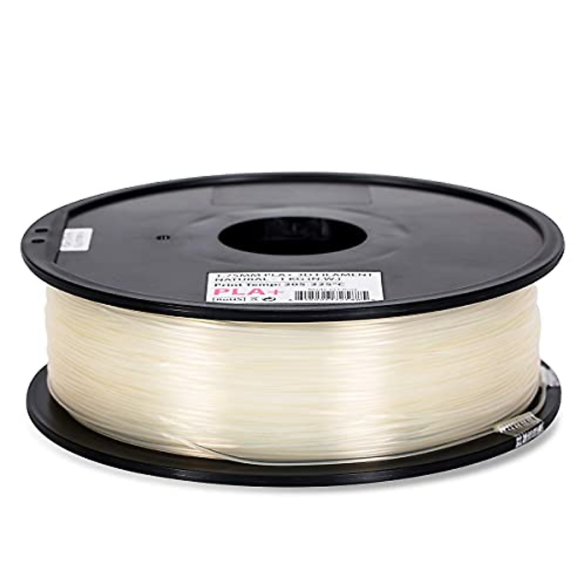 Inland PLA Plus (PLA+) 3D Printer Filament 1.75mm - PLA Pro Dimensional Accuracy +/- 0.03 mm - 1 kg Spool (2.2 lbs) – Fits Most FDM/FFF Printers – Odor Free, Clog Free 3D Printing Filaments - Natural