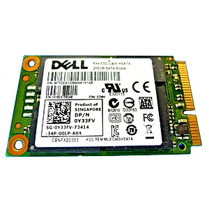 Y33FV Genuine 256GB mSATA 6Gb/s Mini PCIe SSD