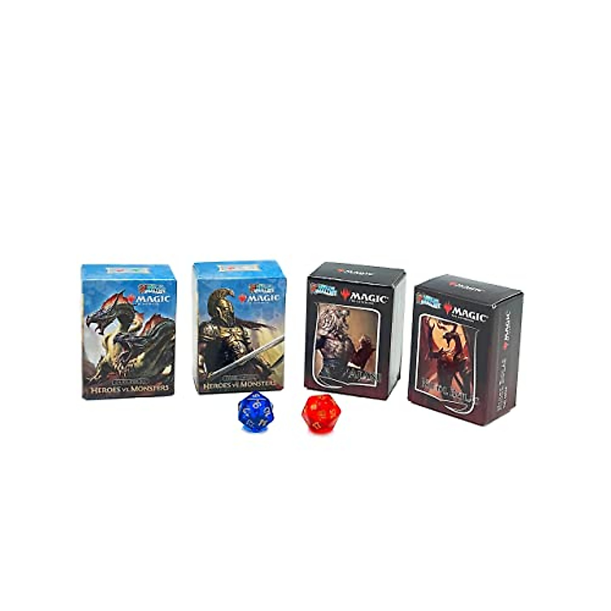World’s Smallest Magic: The Gathering Exclusive Collector Set Featuring Ajani VS. Nicol Bolas and Heroes VS. Monsters Duel Decks, MTGCollector