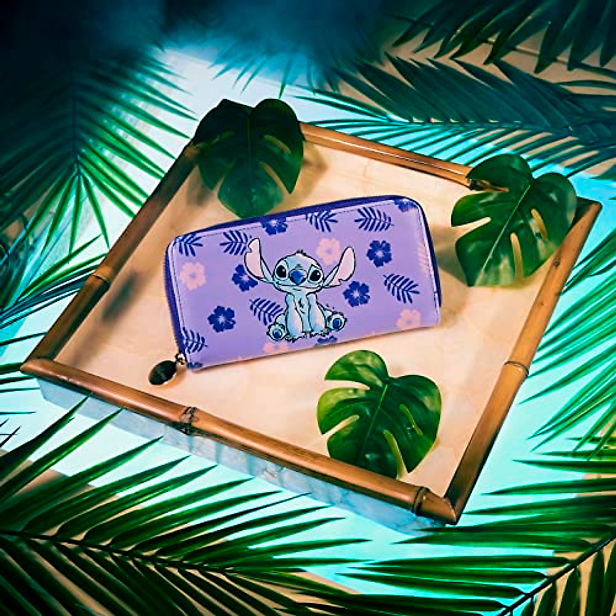 Disney Women's Zippered, Purple, Taille Unique