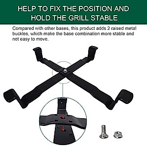 Quantfire Grill Stand Table Nest for Large Big Green Egg, Big Green Egg Accessories Kamado Grill Table Nest Stand