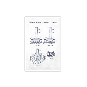 Ultramurals Atari Poster, Blue/White