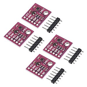 DORHEA 4Pcs CJMCU-44009 MAX44009 Ambient Light Sensor I2C Digital Output Intensity Sensor Module to Mimic Human Eye’s Perception of Ambient Light and Incorporates IR and UV Blocking Capability Board