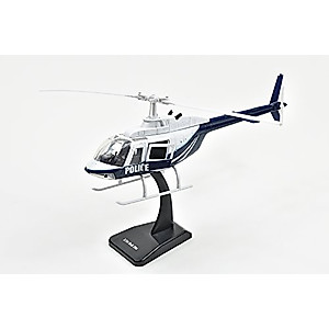 NewRay 26073A Sky Pilot Bell 206 Police, White